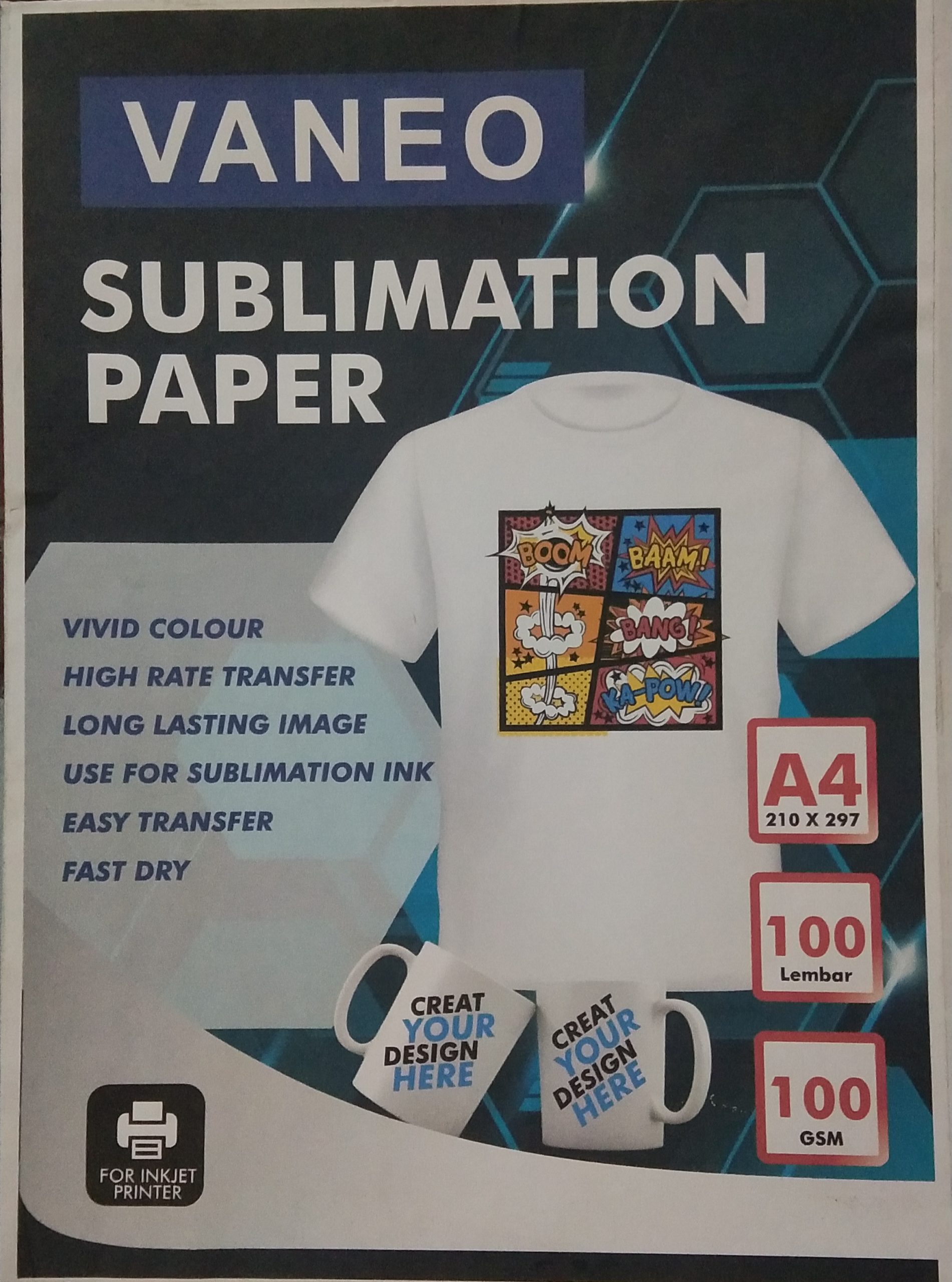 Sublim Paper - Kertas Sublim - PT GRAFIKA MUSTIKA MEDIA
